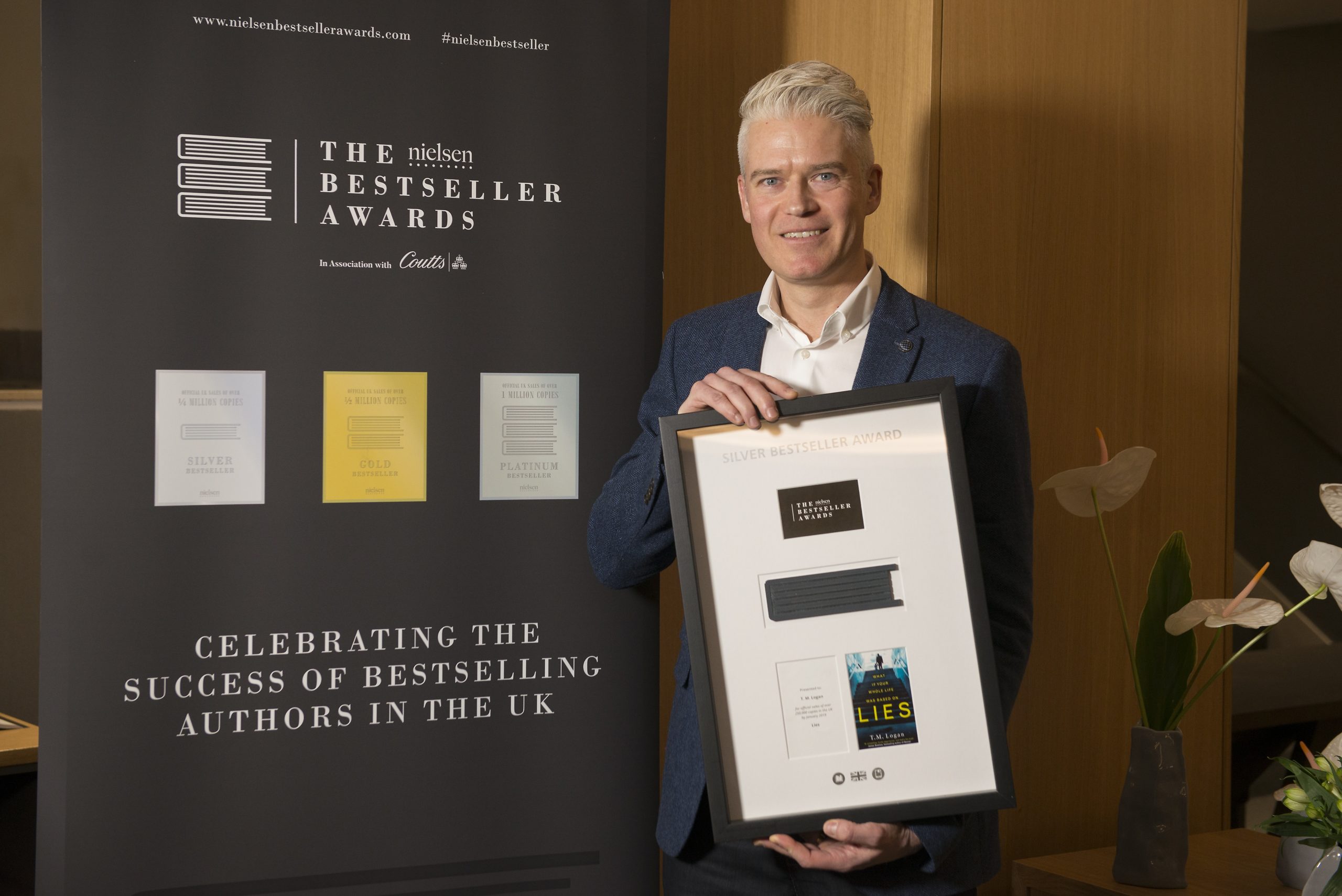 Morris and Logan triumph at Nielsen Bestseller Awards - Bonnier Books