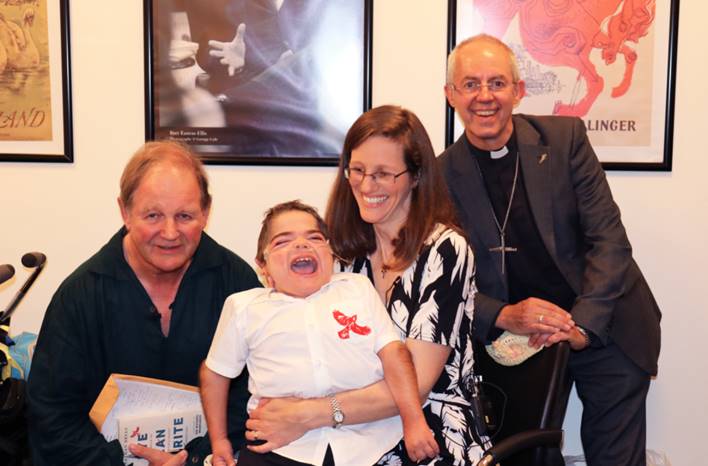 Michael Morpurgo joins Jonathan Bryan at the launch of "powerful ...