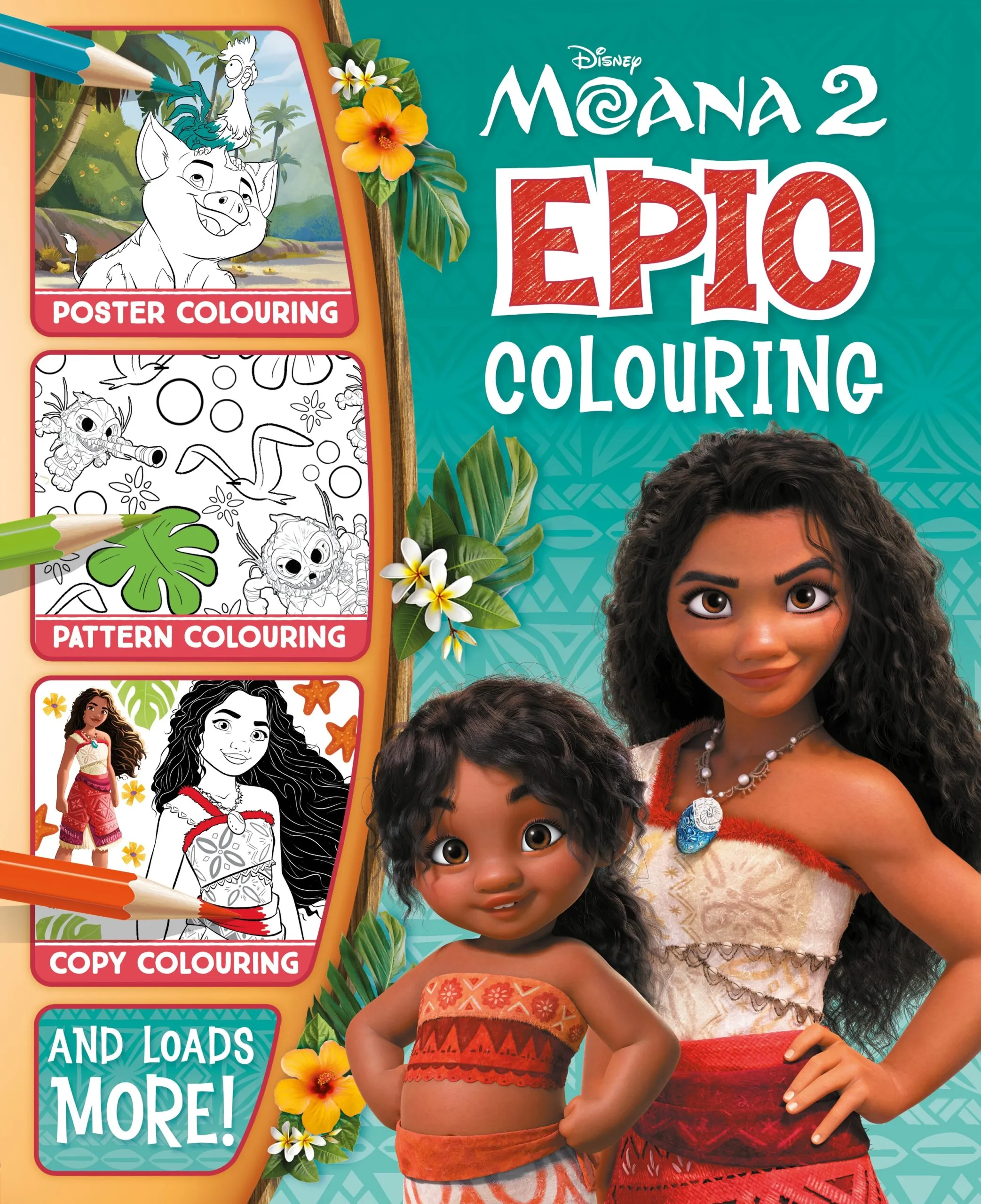 Disney Moana 2: Epic Colouring - Bonnier Books