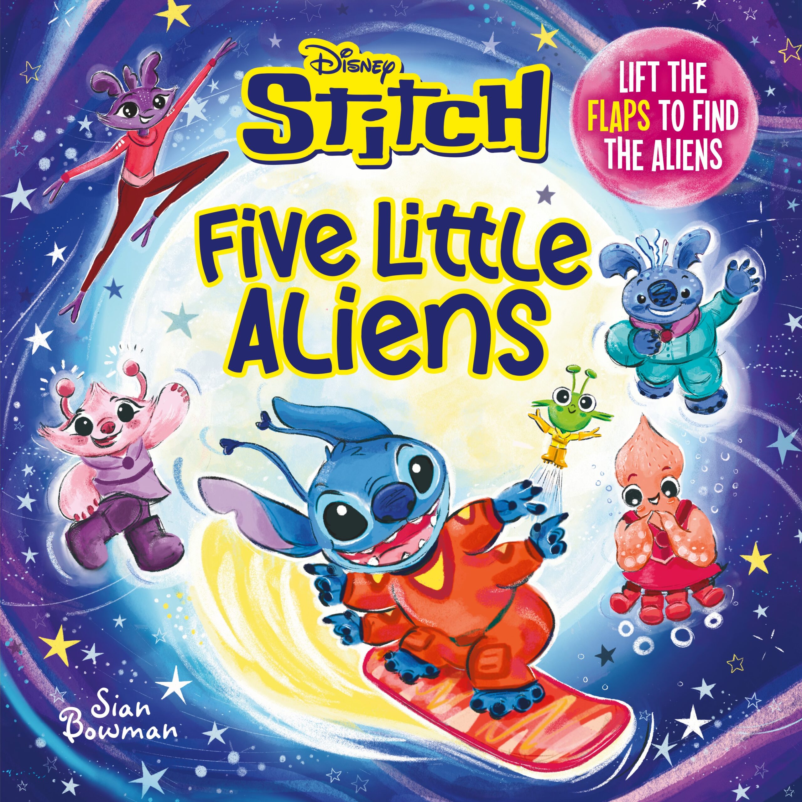Disney Stitch Five Little Aliens - Bonnier Books